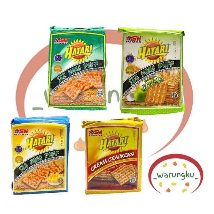BISKUIT GABIN HATARI 260GR SEE HONG PUF RASA ORIGINAL MALKIST KELAPA CRACKERS MARGARIN CEMILAN ...