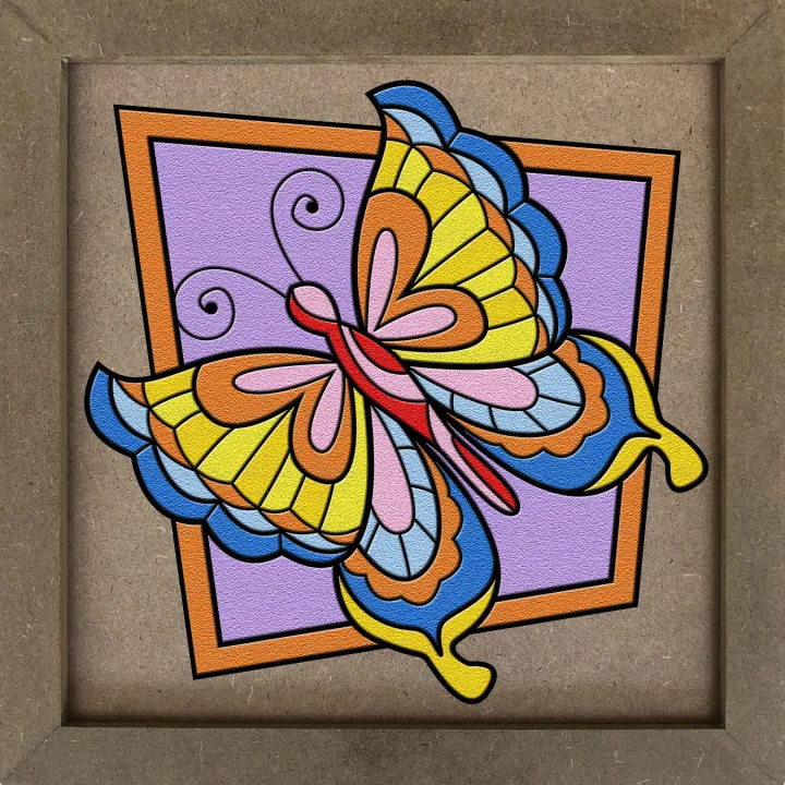 Klaypel DIY Square Kit: BUTTERFLY | Lazada PH