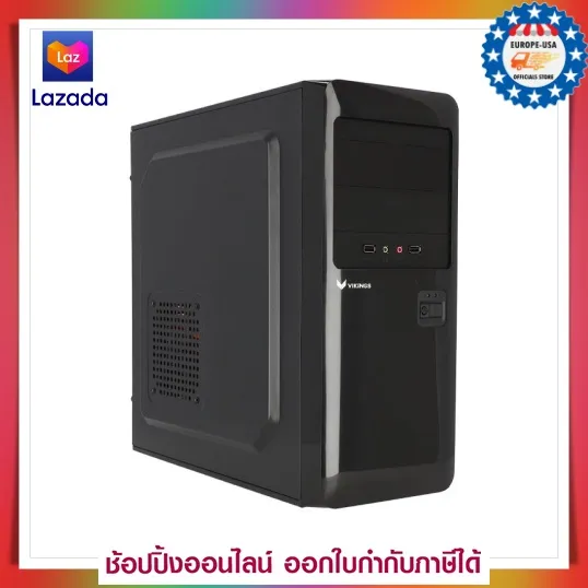 VIKINGS ATX CASE (NP) VIKINGS A3 V.2 (BLACK) [# เคสคอมพิวเตอร์ ...