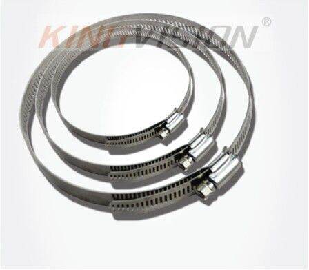 Large-scale retractable stainless steel clamp adjustable throat hoop ...