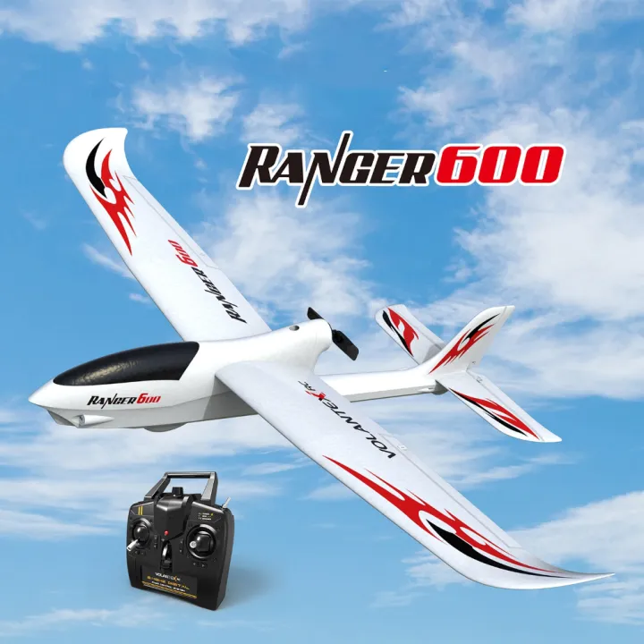 Kmoist 761-2 RC Airplane 2.4GHz 3 Channel Gyro Ranger 600 RC Plane Glider EPP Trainer Warbird ...