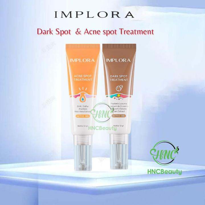 IMPLORA Acne Dark Spot Treatment Active Gel Series / 12gr | Lazada ...