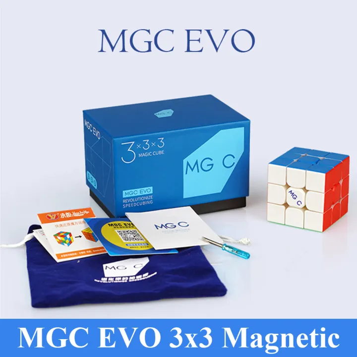 EVO 3x3 Magnetic Speed Cube, Stickerless 3x3 Flagship MGC EVO M, YJ New ...