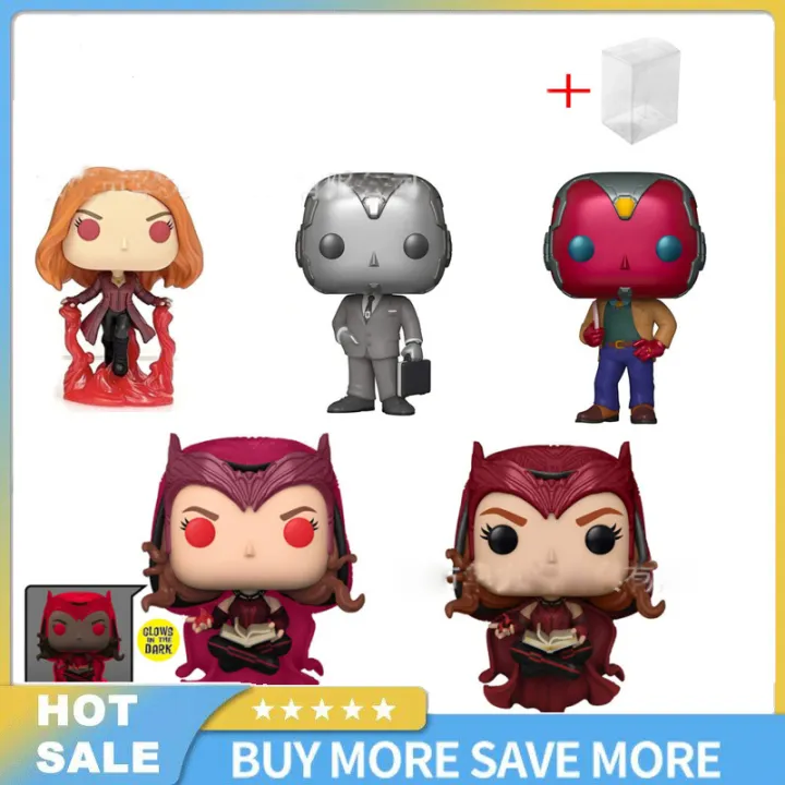 Funko Pop Wanda Vision Action Figure Scarlet Witch Minifigure Ornament ...
