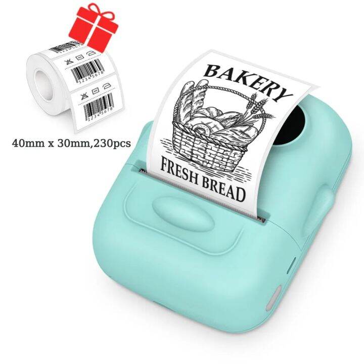 haitengrou Adhesive Sticker Printer P50 Mini Portable Thermal Printer ...