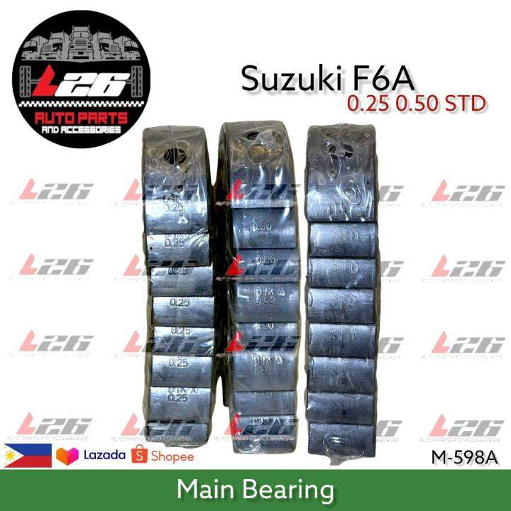 Suzuki F6A Main Bearing 0.25 0.50 STD M-598A | Lazada PH