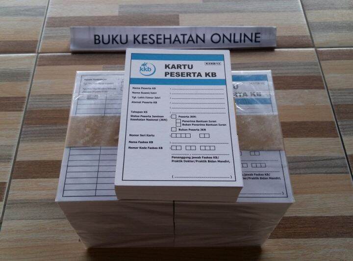 Paket Kartu Peserta KB ( Keluarga Berencana ) - 1 Pack isi 25 Kartu ...