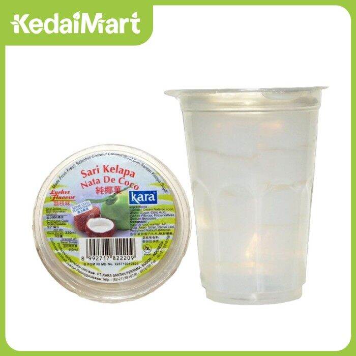 Kara Nata De Coco Cup Rasa Leci 220 Gram | Lazada Indonesia