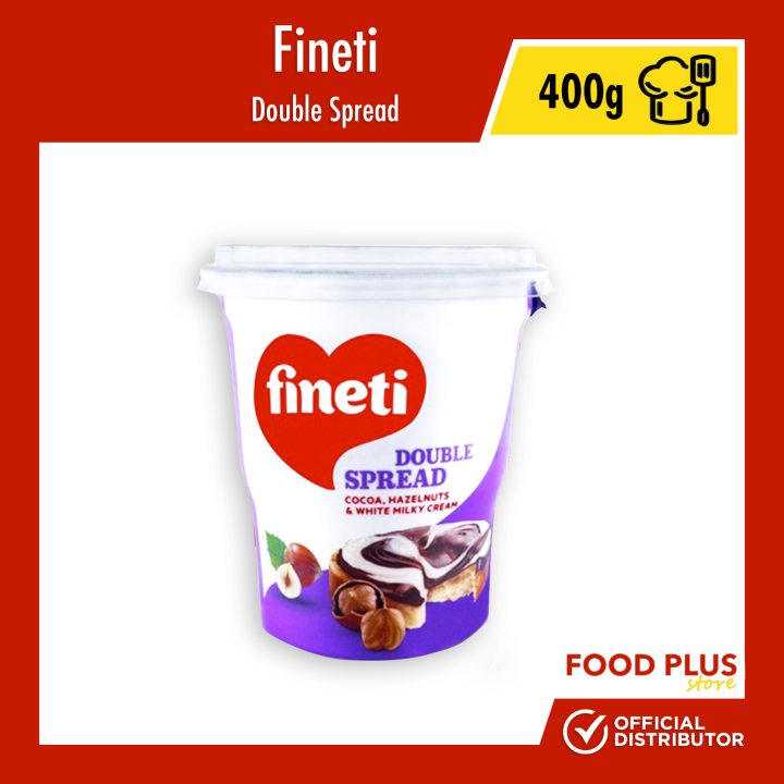 Fineti Hazelnut Double Spread with Cocoa (400g) | Lazada PH