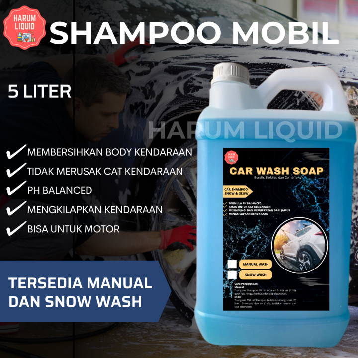 [COD] SHAMPO MOBIL 5 LITER/SHAMPO MOTOR/ SHAMPO BUSA MELIMPAH/ SHAMPO ...
