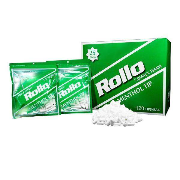 Rollo Filter Tips Green Slim Menthol 7x15mm 120s | Lazada PH