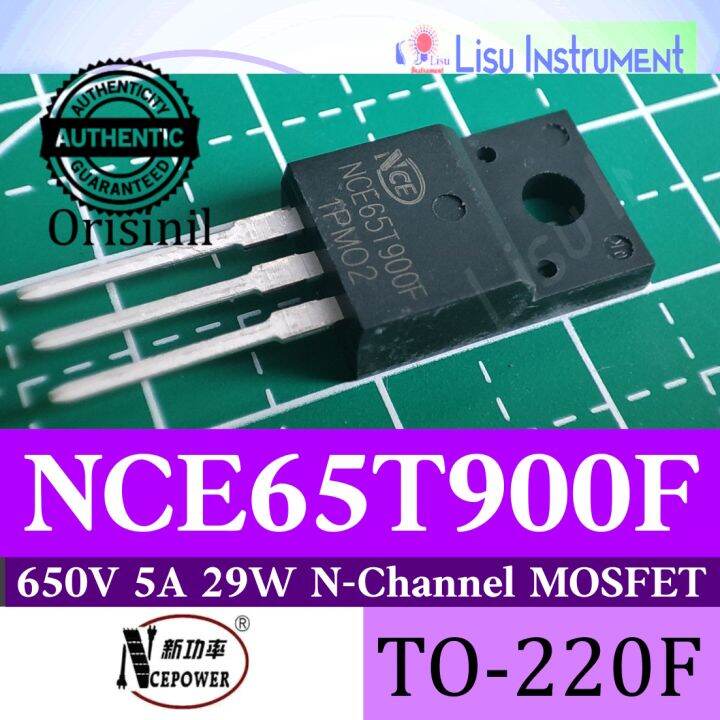 NCE65T900F 650V 5A 29W N-Channel MOSFET TO-220F ORIGINAL Wuxi NCE | Lazada Indonesia