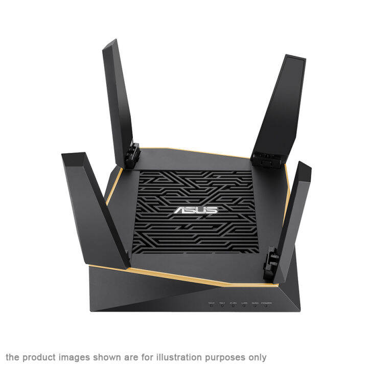 ASUS RT-AX92U AX6100 Tri-Band Smart WiFi 6 (802.11ax) Gaming Router ...