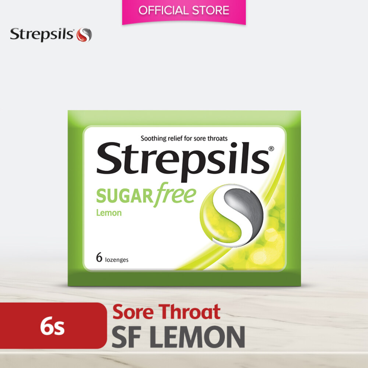 Strepsils Sugar Free Lemon 6s Throat Relief Lozenges | Lazada