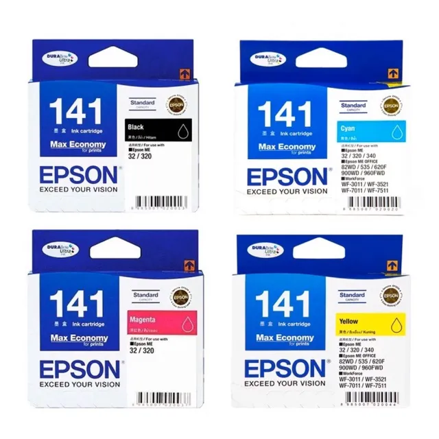 ตลับหมึกอิงค์เจ็ท epson (T141) หมึกพิมพ์แท้คุณภาพเยี่ยม พิมพ์ได้คมชัด ...