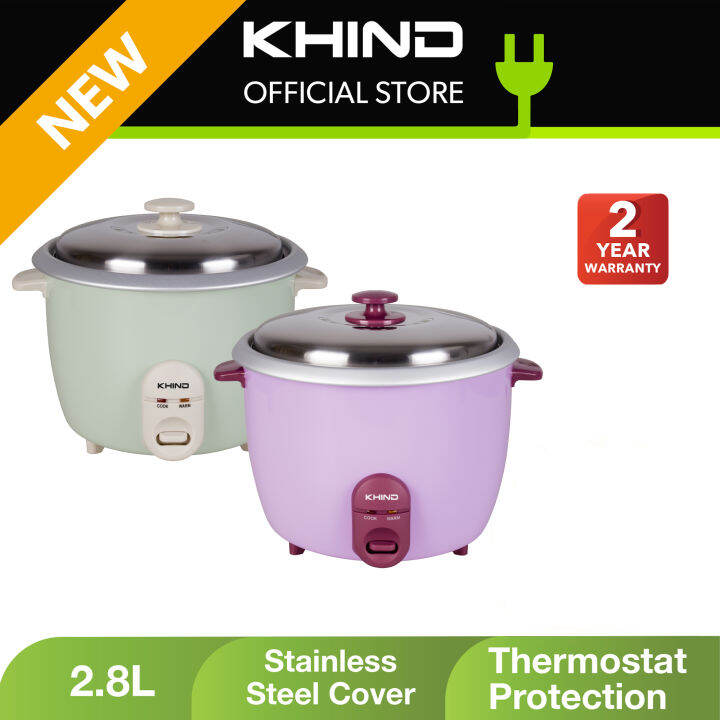 Khind 2.8L Electric Rice Cooker RC728 | Lazada