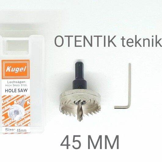 HOLE SAW BESI HSS KUGEL 45 MM - MATA BOR LUBANG 45 MM | Lazada Indonesia