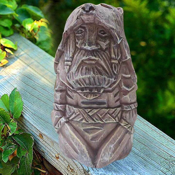 Barbarian Viking Statue Odin Resin Viking Statue Figurine Pagan Resin ...
