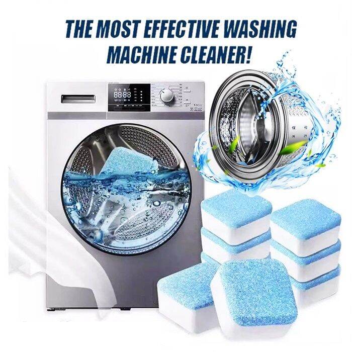 12pcs Tab Washing Machine Cleaner Washer Cleaning Detergent ...
