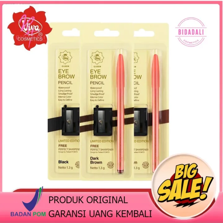 Pensil Pencil Alis VIVA Queen Limited Edition 60th Viva Anniversary BPOM 100% ORIGINAL | Lazada ...