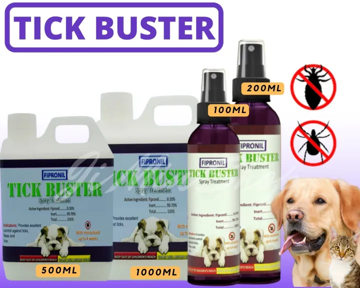 JM ORIGINAL FIPRONIL Tick Buster 100mL / 200ml / 500ml / 1000ml (anti ...