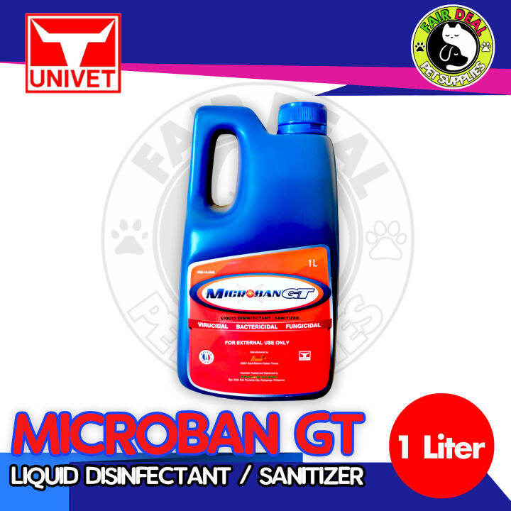 MICROBAN GT Disinfectant and Sanitizer (1 Liter) | Lazada PH