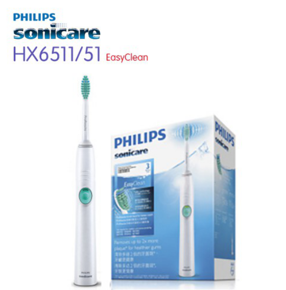 In Stock Philips Sonicare EasyClean HX6511/51 Sonic Electric Toothbrush ...