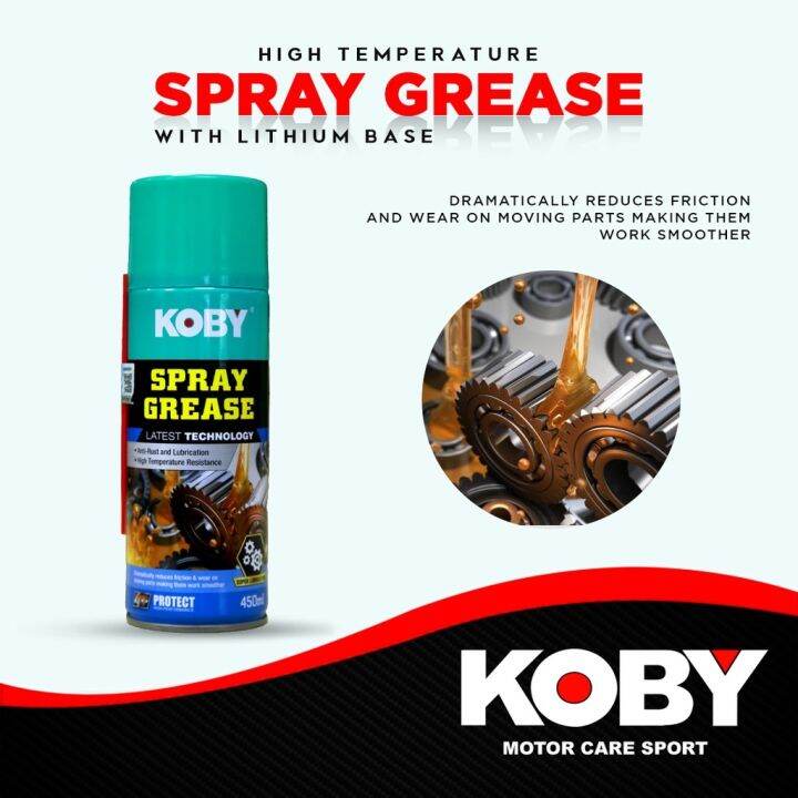 Koby High Temp Spray Grease 450ml | Lazada PH