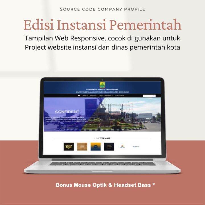 Source Code Website Company Profile Instansi Pemerintah By Kodeaset ...