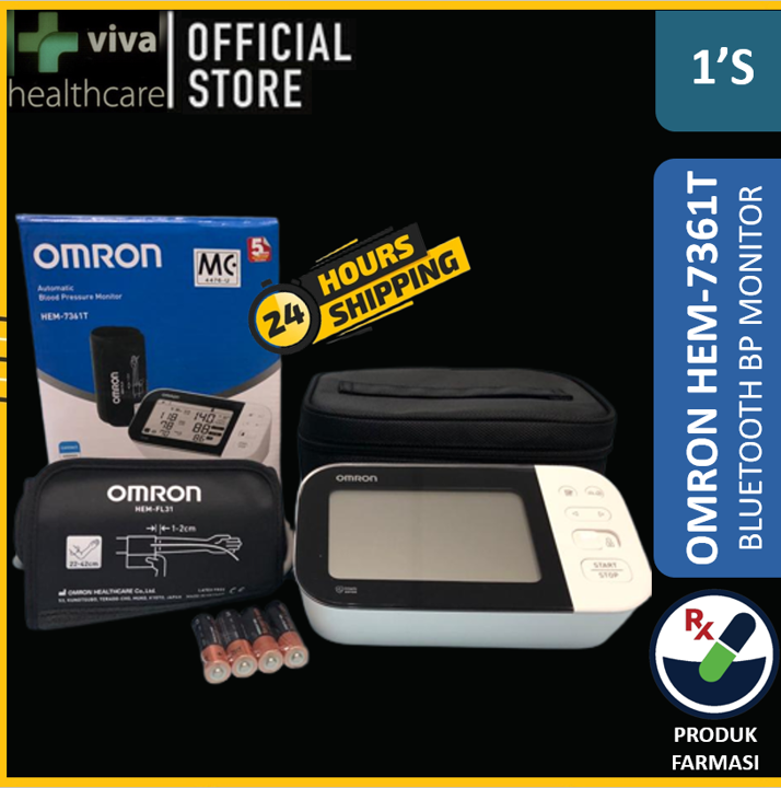 OMRON HEM-7361T BLOOD PRESSURE MONITOR ATRIAL FIBRILLATION (AFIB ...