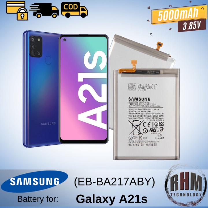 Samsung Galaxy A21s Battery model: EB-BA217ABY (5000mAh) Original ...