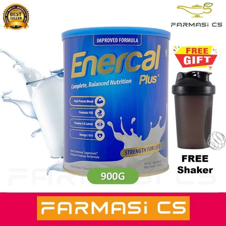 Enercal Plus Vanilla 900g FREE Shaker Exp:04/2025 [ complete & balance ...