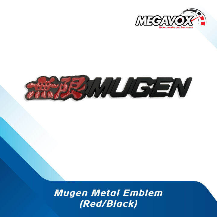 Mugen Red/Black Metal Emblem | Lazada PH