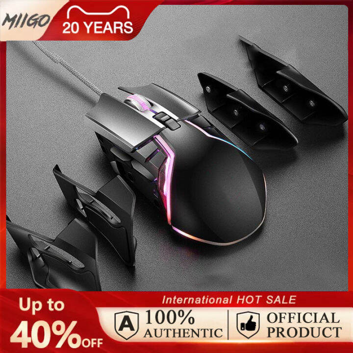 Gaming Mechanical Wired Mouse Illuminated Gaming CF Game Mouse Athletic ...