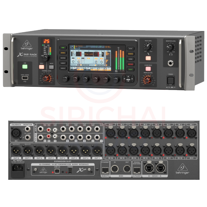 มิกซ์ดิจิตอล BEHRINGER Digital Rack Mixers X32RACK berhringer x32-rack ...