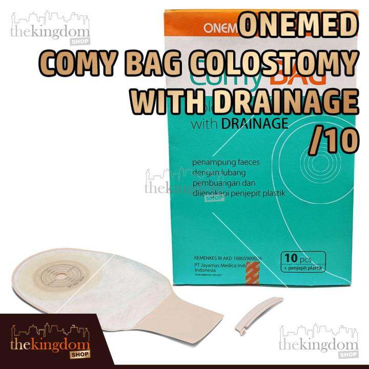 Onemed Comy Bag Colostomy With Drainage Kantong Kolostomi | Lazada ...