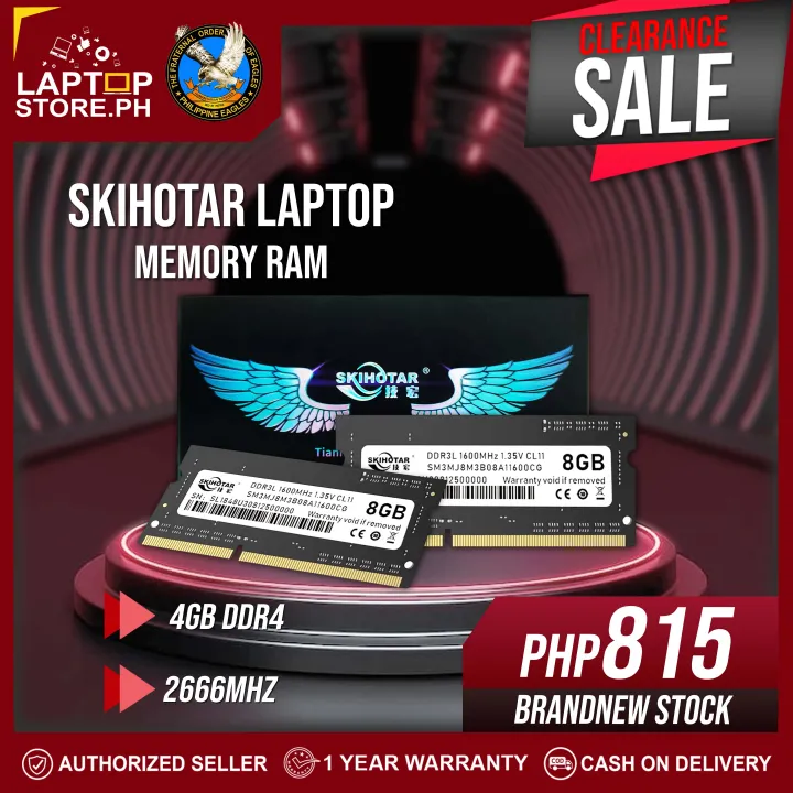 SKIHOTAR Laptop Memory - 4gb DDR4 | Lazada PH