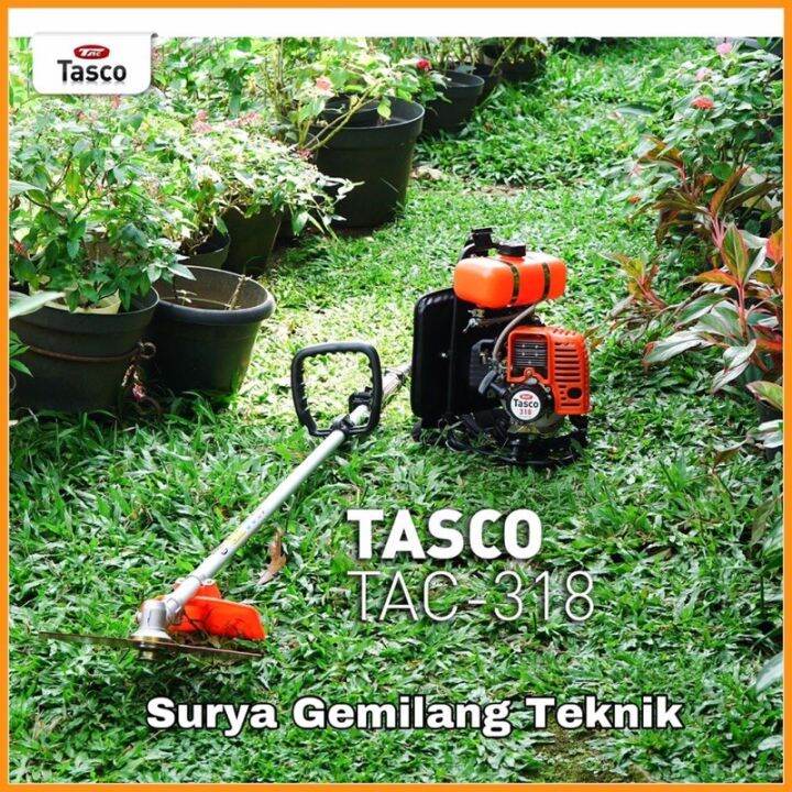 Mesin Potong Rumput Gendong TASCO TAC 318 Brush Cutter Tasco | Lazada ...