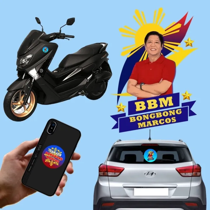 COD☎ BONGBONG MARCOS BBM HALALAN STICKER DECAL for Phone Laptop Motor ...