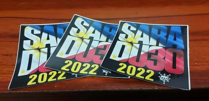 SARA DUTERTE DU30 VINYL LAMINATED WATERPROOF STICKER 2INCHES | Lazada PH