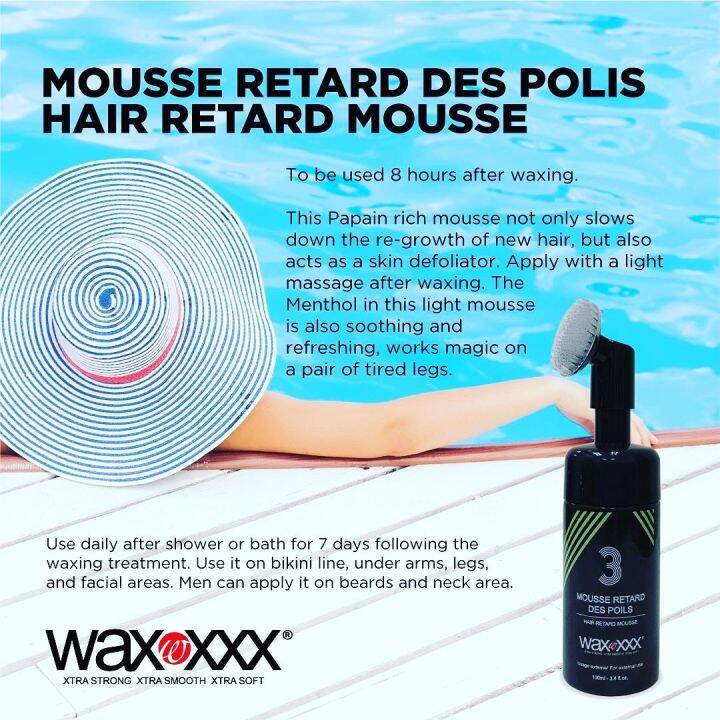 Waxxxx Hair Retard Mousse(100ml) | Lazada