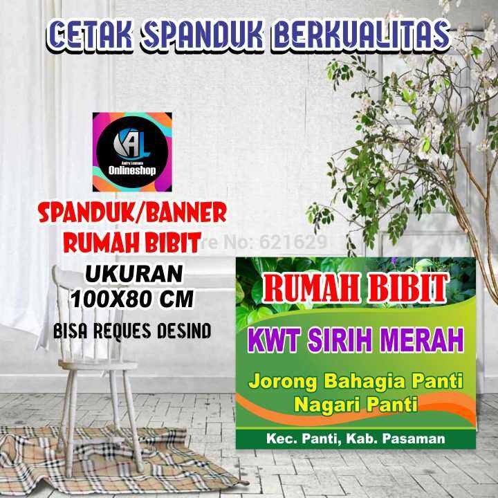 Spanduk, Banner Rumah Bibit | Lazada Indonesia