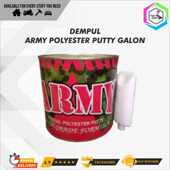 Dempul Army Galon Mobil/Motor/Besi/Kayu | Lazada Indonesia