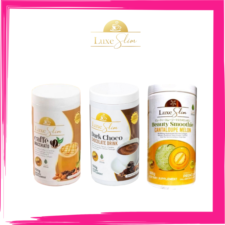 Luxe Slim HALF KILO (Caffe Macchiato, Dark Choco, Cantaloupe Melon ...