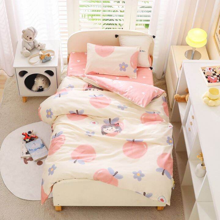 【Ready】⚡ e kdergarten -piece set hout core toon cldren's nap sheet ...