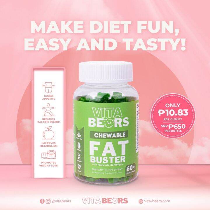 NEW and IMPROVED - Fat Buster Vitamin Gummies (COD) | Lazada PH