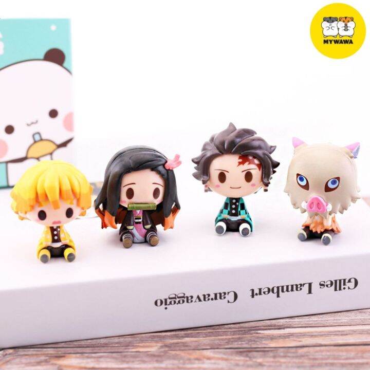 Demon Slayer Small Figure Yaiba Tanjiro Nezuko Zenitsu Inosuke Mini ...