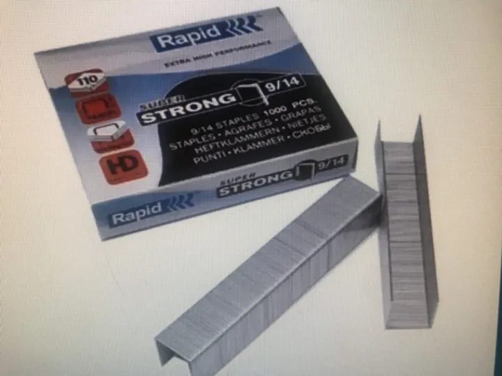 ลวดเย็บ (กล่อง1000เข็ม) ราปิด Rapid 9/14-110แผ่น | Lazada.co.th