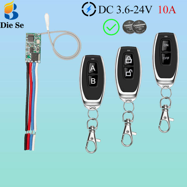 (Small module, good price)Diese RF 433MHz Wireless Remote Control DC 3 ...