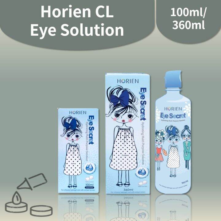 Horien Eye Secret Hydrating Multipurpose Solution 100ml 360ml | Lazada